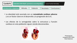 Subestudio STEP-HFpEF semaglutida ecocardiográficos | PDF