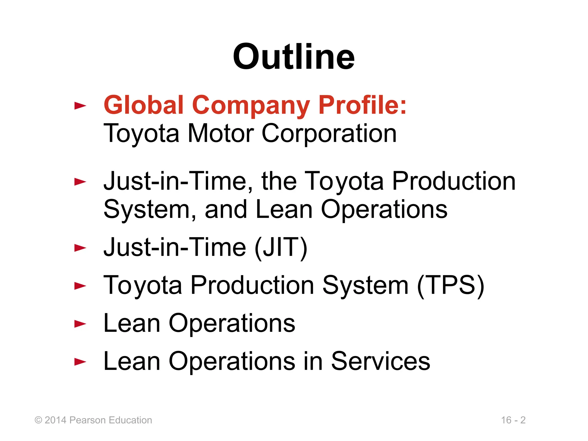 16. hr_om11_ch16_GE_ JIT, Lean Operations, and the Toyota Production ...