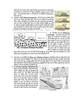 Aeolian Landforms । Landforms formed by work of Wind | PDF