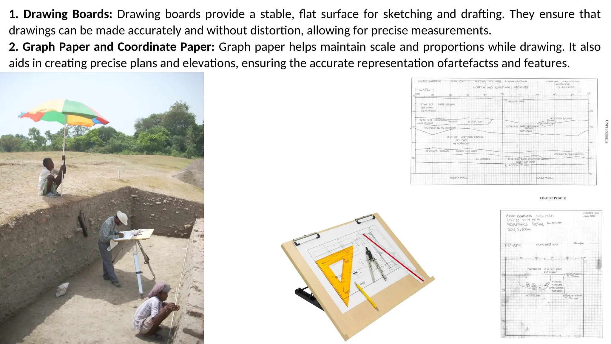 Instruments for Archaeological Drawing - Copy.ppt | Drawing and ...