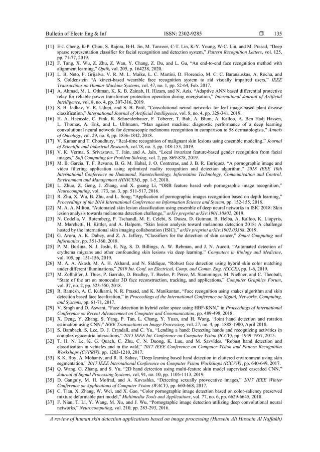 A Review Of Human Skin Detection Applications Based On Image Processing Pdf Skin And