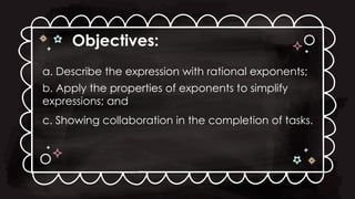 Grade 9 Mathematics: Rational Exponents for Grade 9 Learners (Basic ...