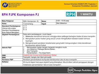 16.RP Harian KSSM PJPK Komponen PJ Tingkatan 1.ppsx