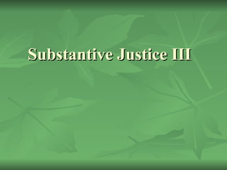 Justice and Sustainable development - theory and practice | PPT