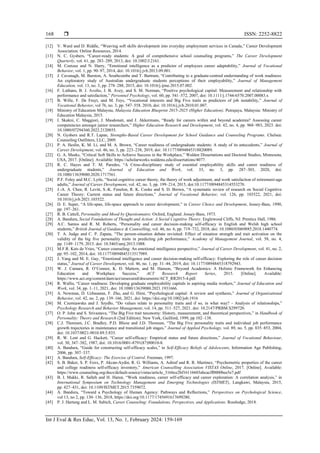 Structural equation modelling: validation of career readiness model ...