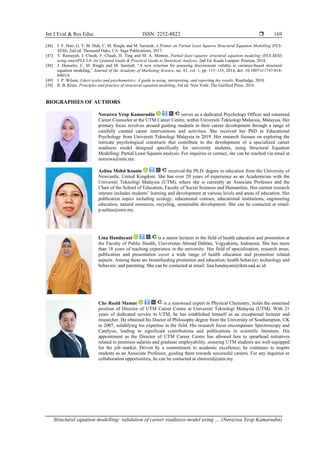 Structural equation modelling: validation of career readiness model ...
