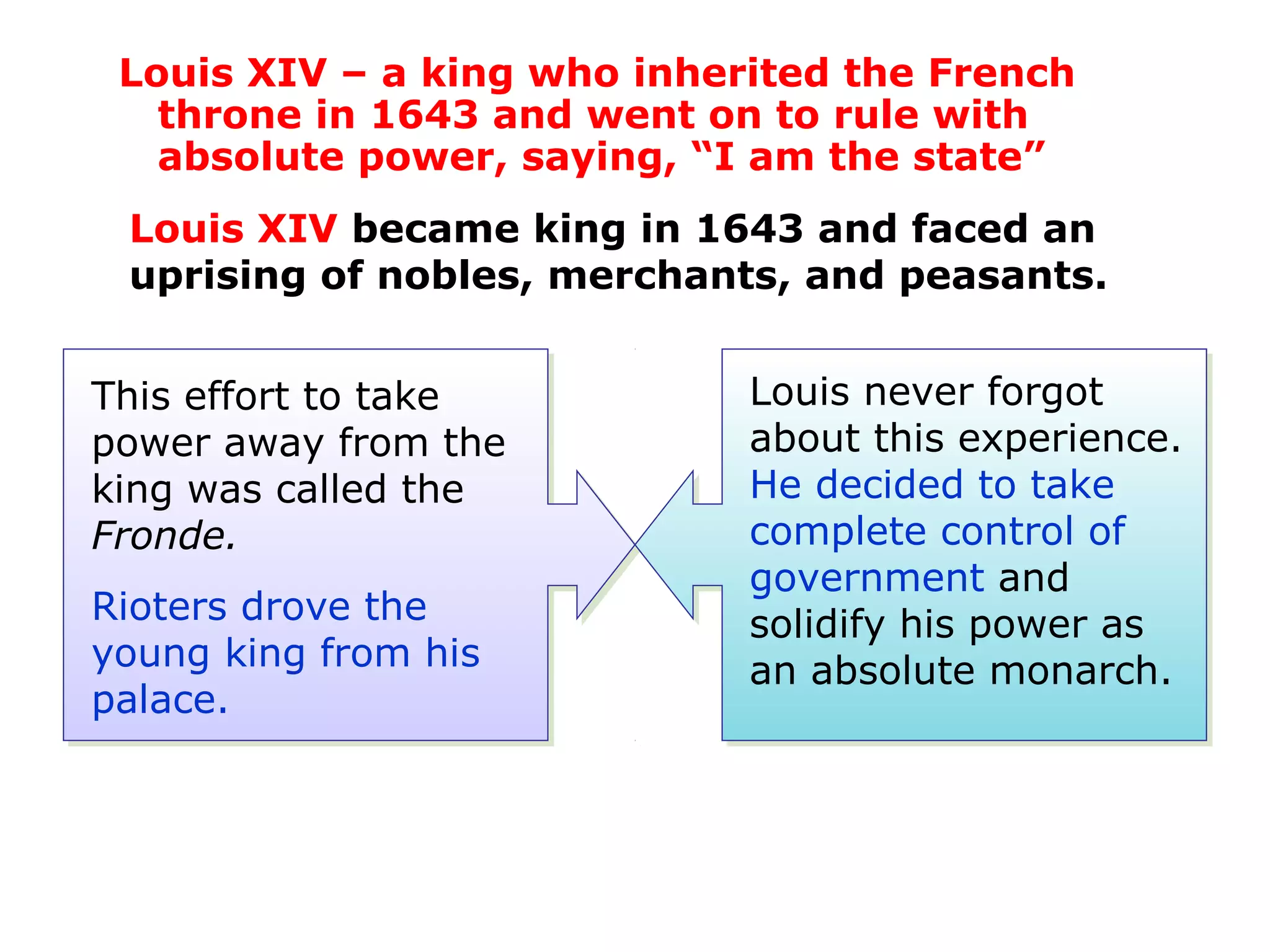 (16.2) absolutism france under louis xiv | PPT