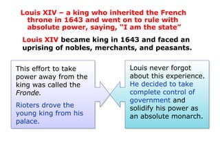 (16.2) absolutism france under louis xiv | PPT