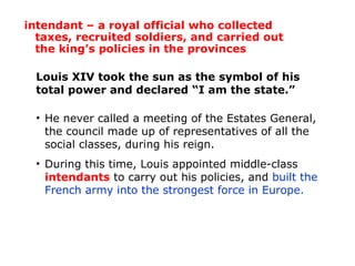 (16.2) absolutism france under louis xiv | PPT