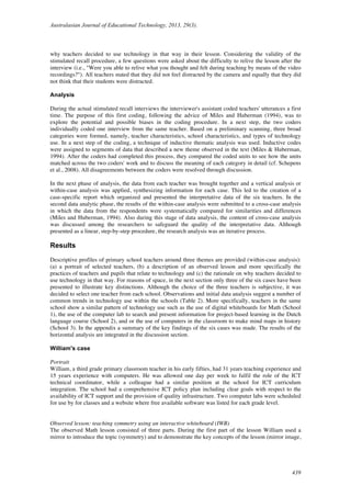 An Example of a Qualitative Research Design | PDF
