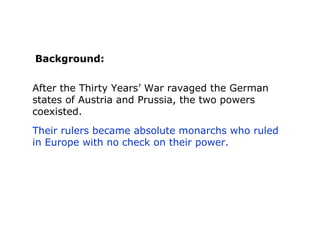 (16.4) absolutism rise of austria and prussia | PPT | Europe Travel ...