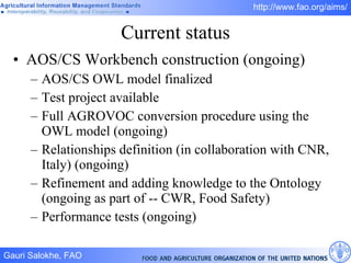 The AOS/CS Workbench | PPT | Databases | Computer Software and Applications