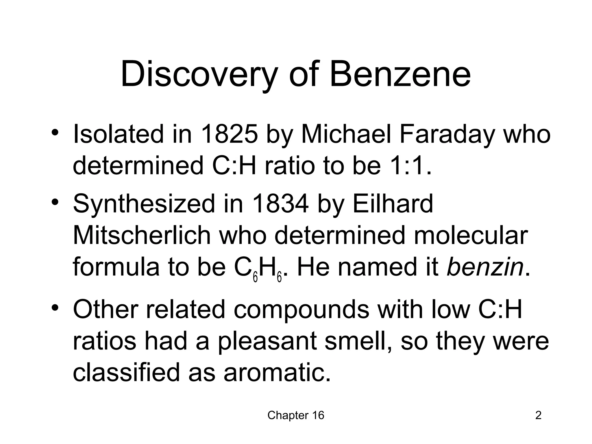 16 - Aromatic Compounds - Wade 7th | PPT