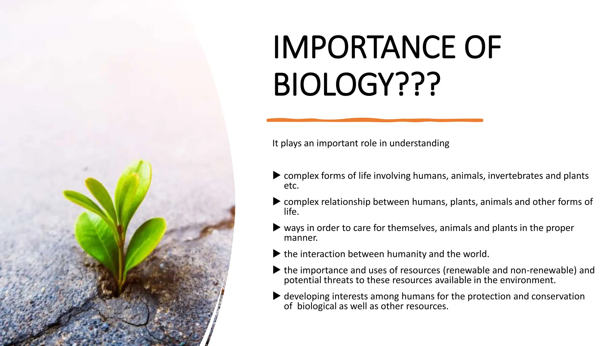 Basic concepts of biology Basic definition branches Main branches cell ...