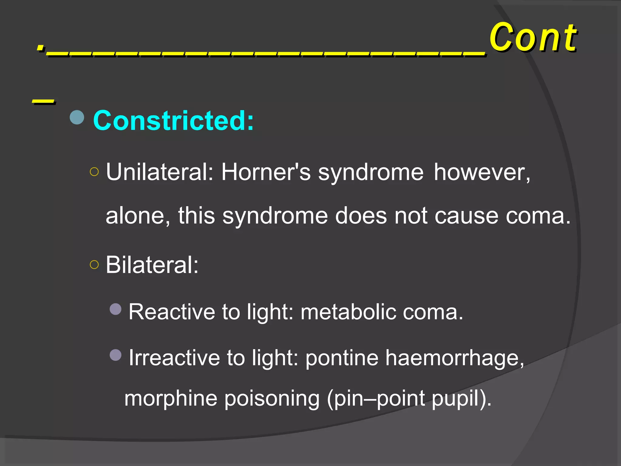 comatosed patient | PPT