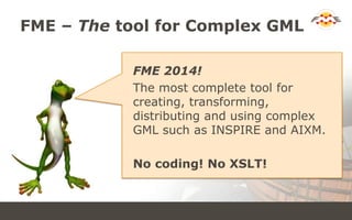 FME and Complex GML: INSPIRE and AIXM | PPTX