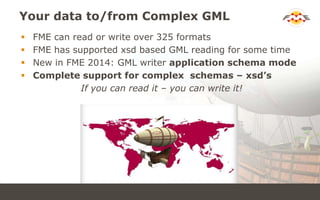 FME and Complex GML: INSPIRE and AIXM | PPTX