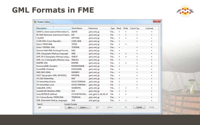 FME and Complex GML: INSPIRE and AIXM | PPT