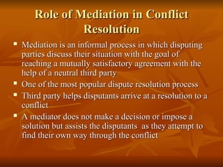 Conflict Management and conflict resolut | PPT