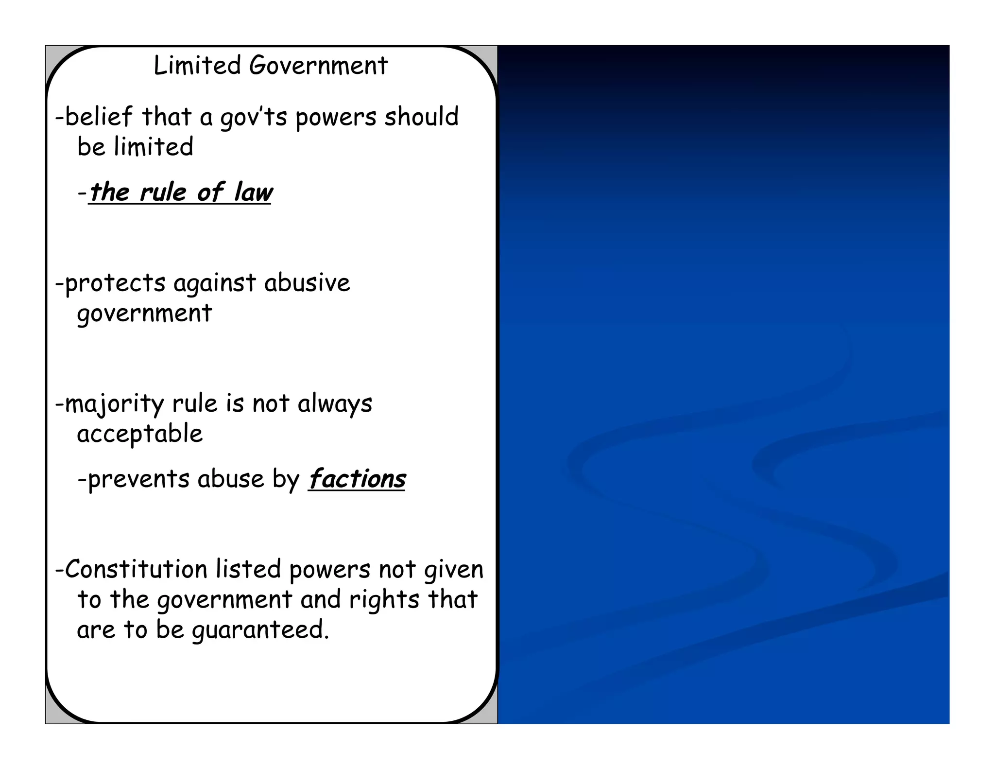 16 constitutional principles | PPT