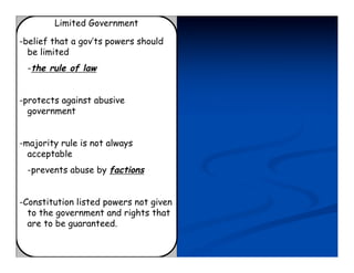 16 constitutional principles | PPT