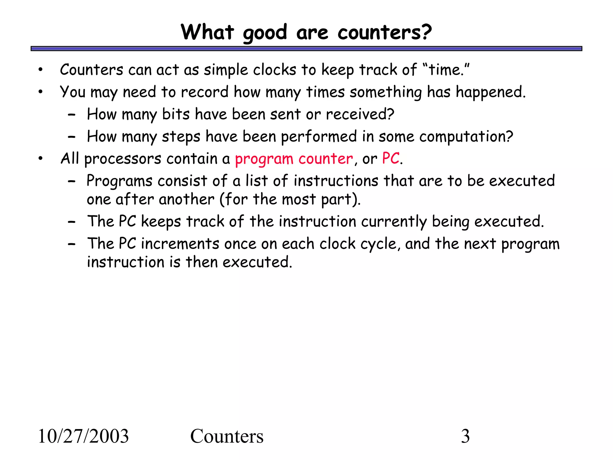 Computer system architecture 16 counters | PPT | Consumer Electronics ...