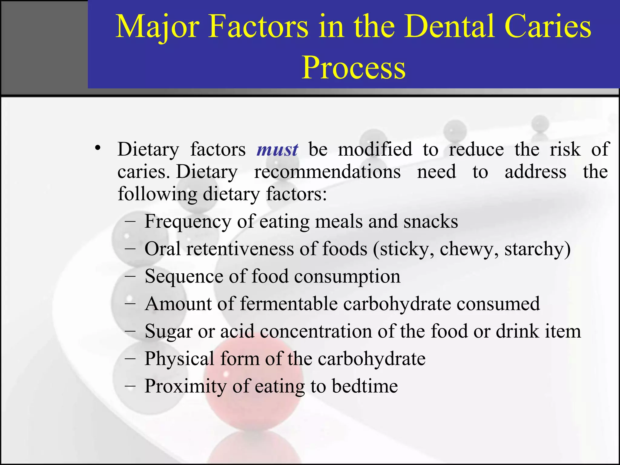 16 diet and dental caries | PPT