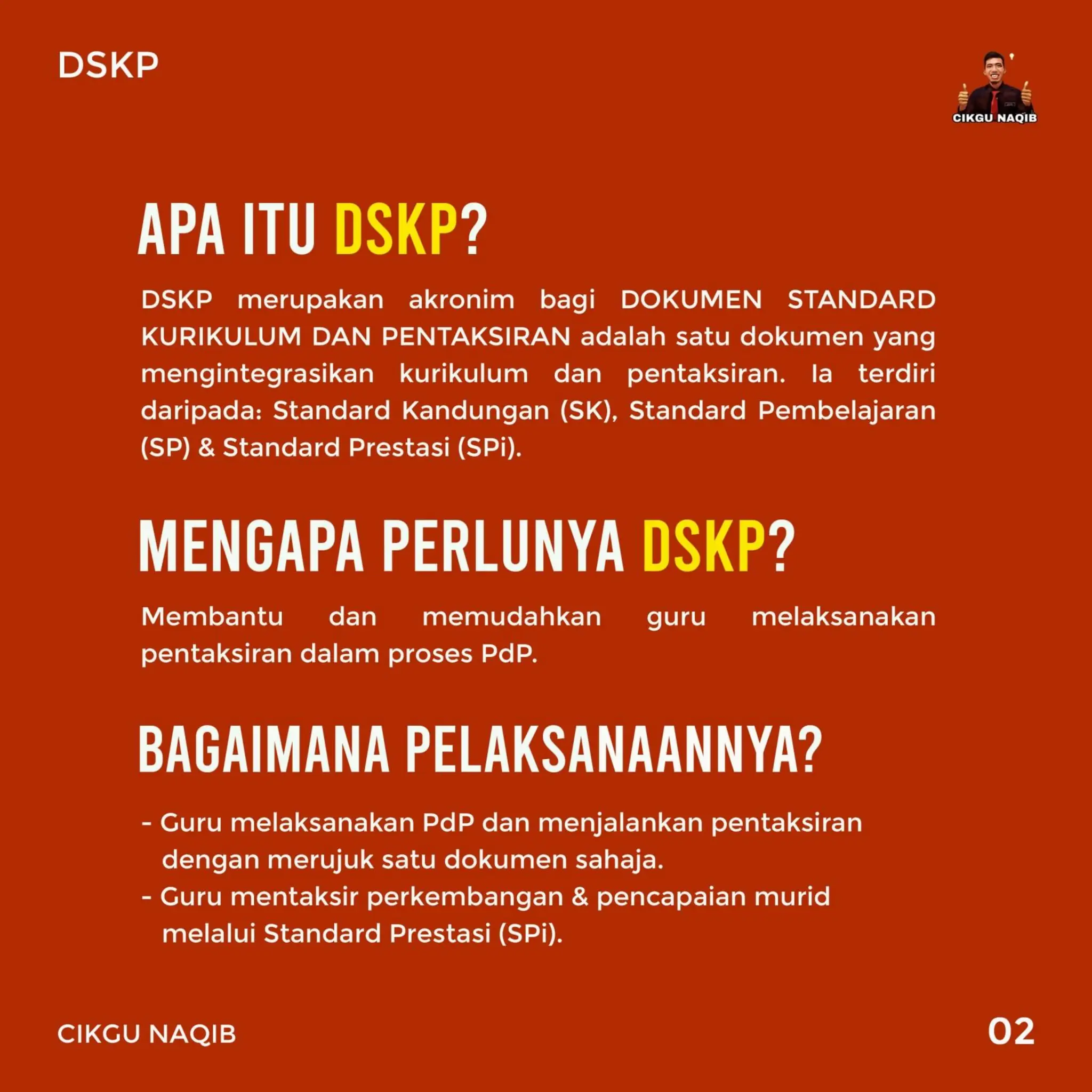 DSKP (Dokumen Standard Kurikulum dan Pentaksiran) | PDF
