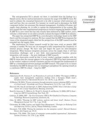 16. Erp Ii A Conceptual Framework For Next Generation Enterprise ...