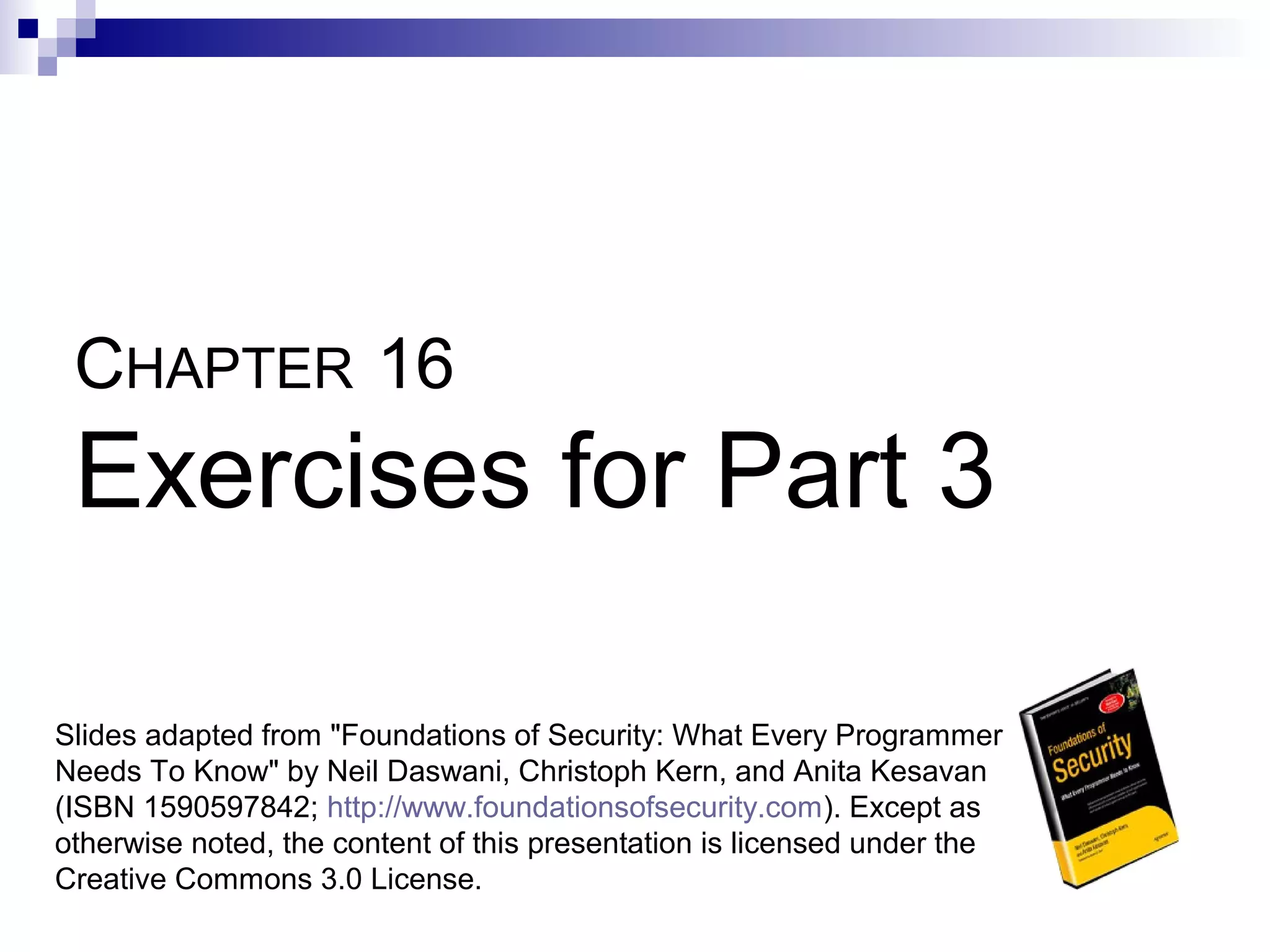 16 exercises for part 3 | PPT