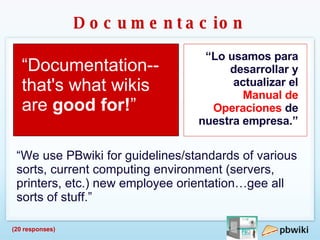 16 Formas De Usar Un Wiki En Tu Organizacion | PPT | Desktop Publishing ...