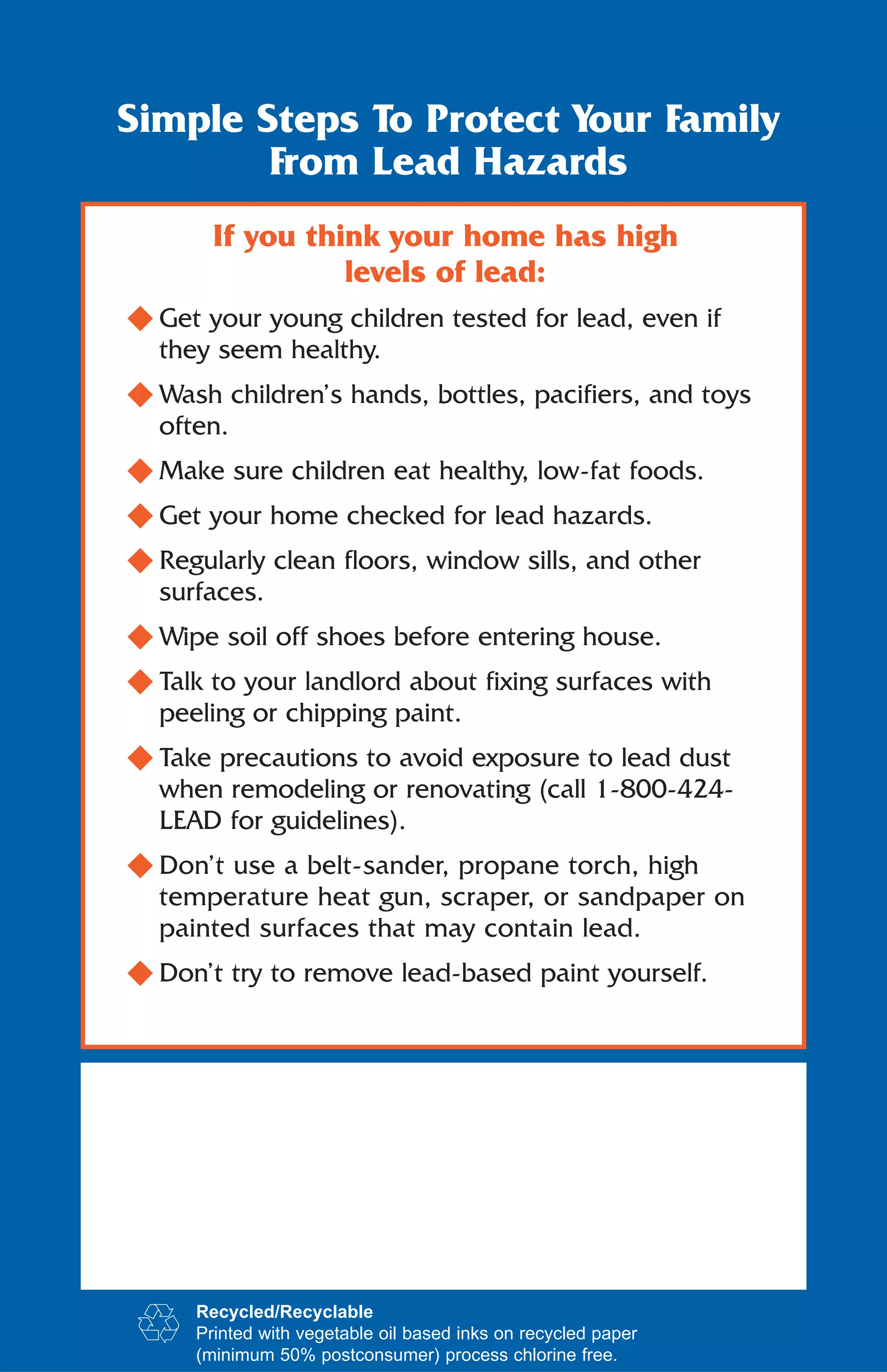 HUD Lead Paint Flyer | PDF