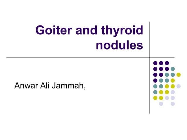 Hypo and Hyperthyroidism | PPT