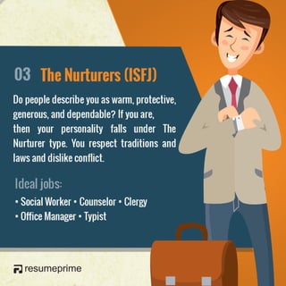 16 Ideal Jobs Based on Your Personality Type | PDF | Job Search | Careers