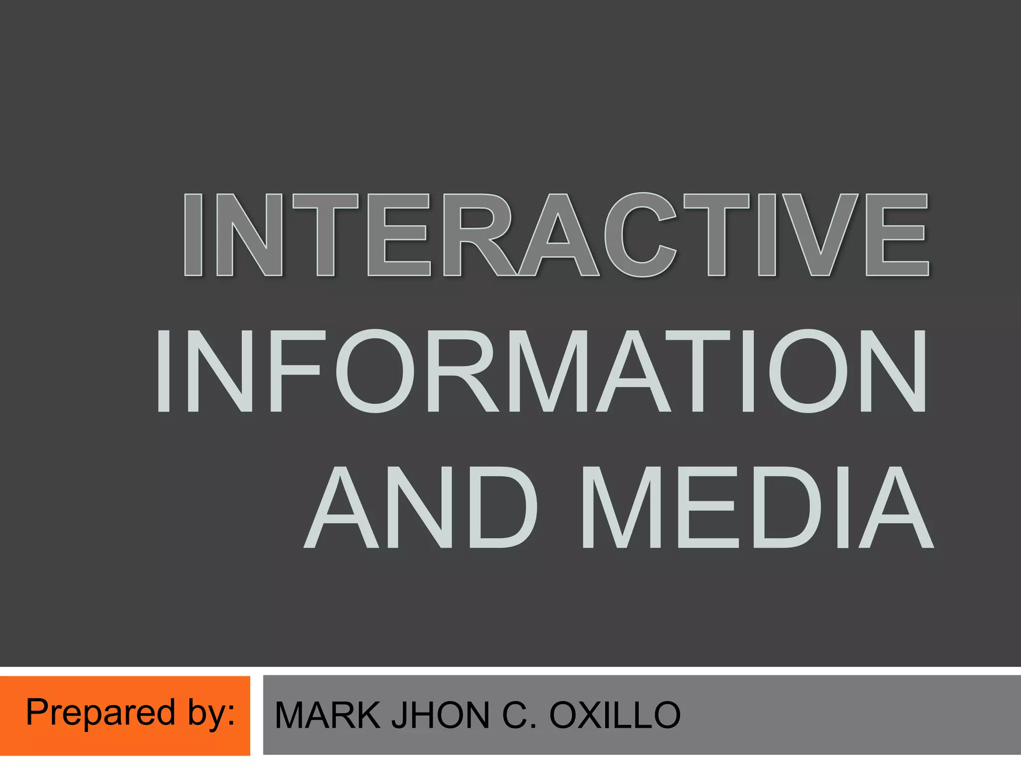 Interactive Information and Media - Media and Information Literacy (MIL ...