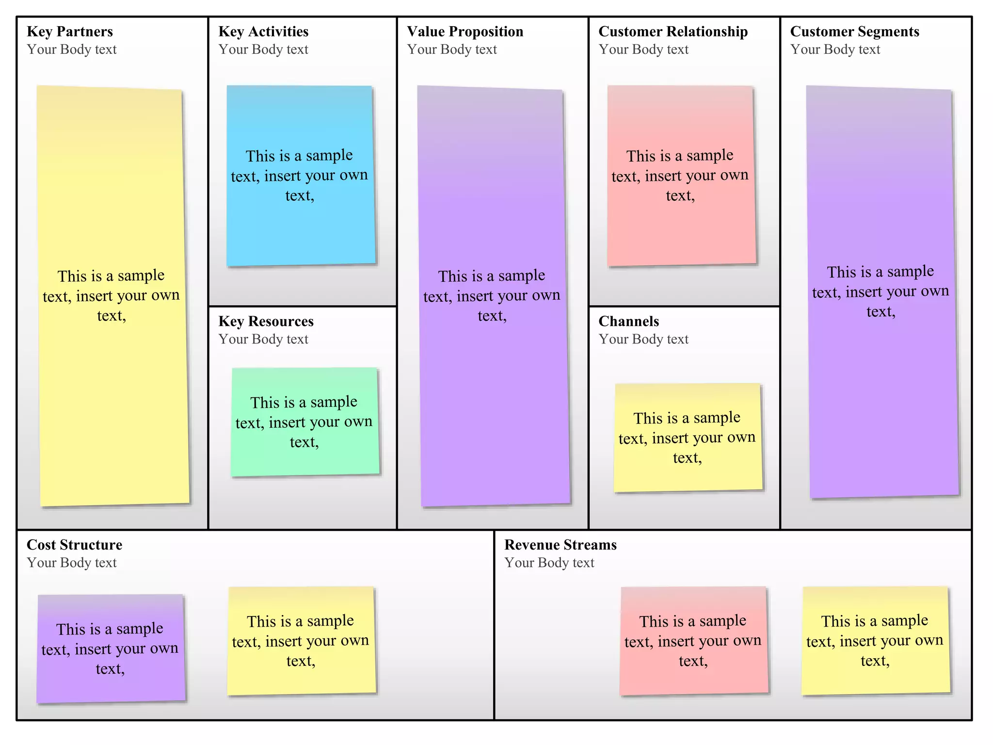 Lean canvas-template-powerpoint | PPTX