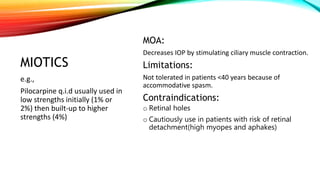 16- MANAGEMENT OF GLAUCOMA.pptx