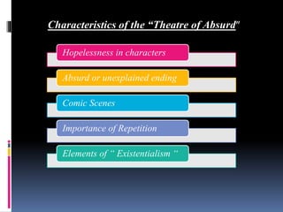 Absurdity in play (waiting for Godot) and Absurdity in life | PPTX