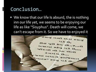 Absurdity in play (waiting for Godot) and Absurdity in life | PPTX