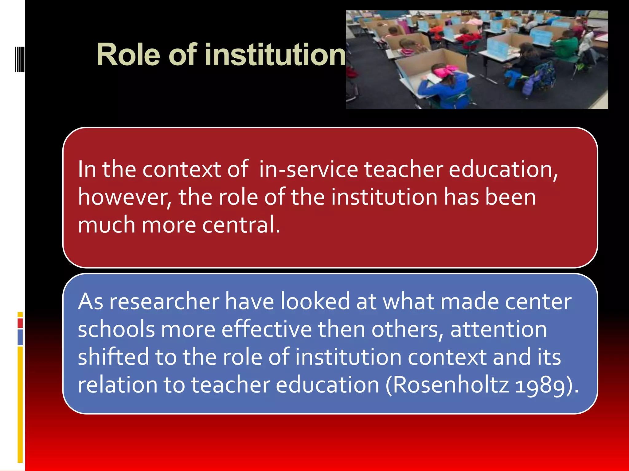 Role of Institution | PPTX