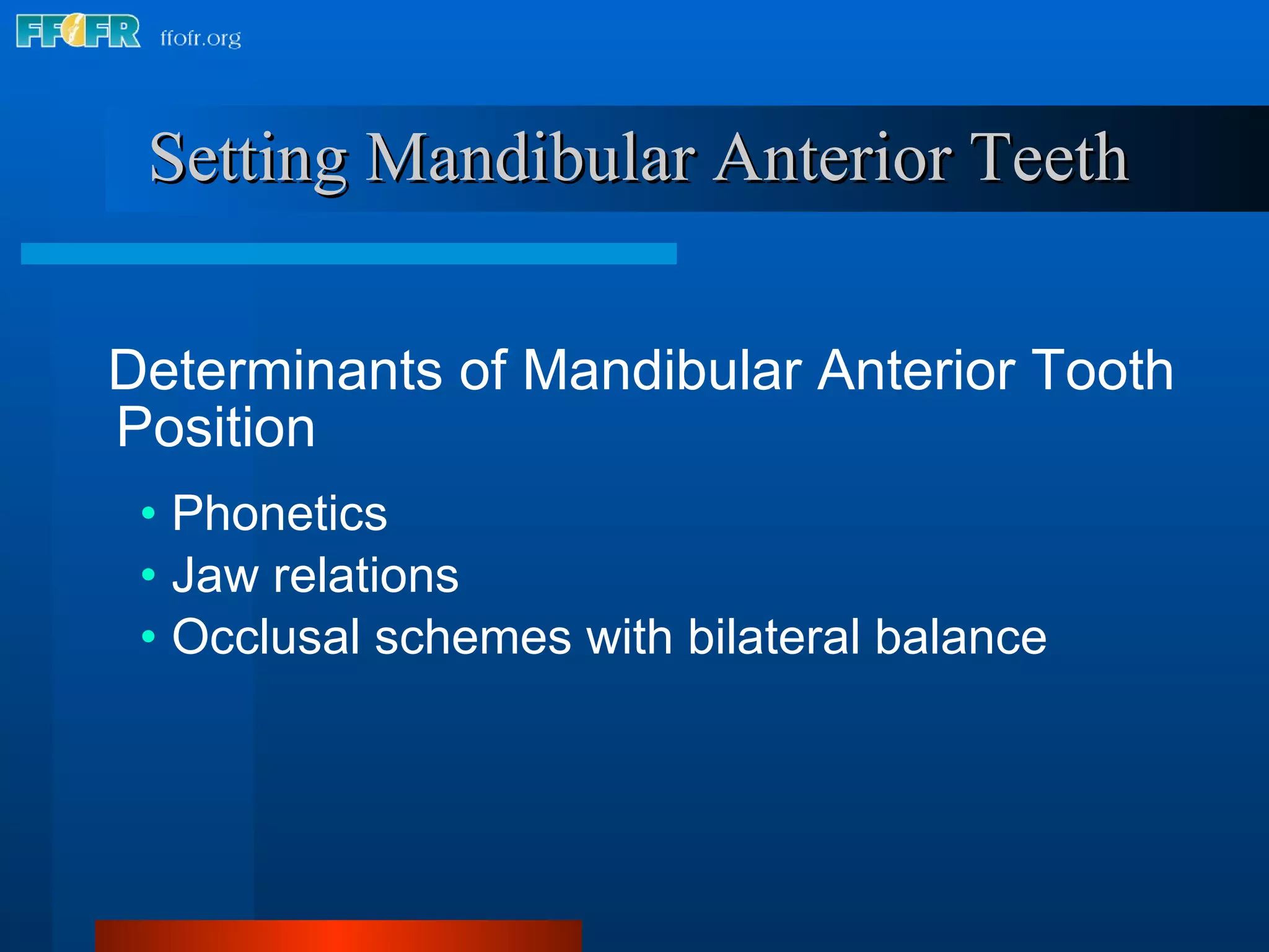 16.occlusal schemes lingualized occlusion | PPT