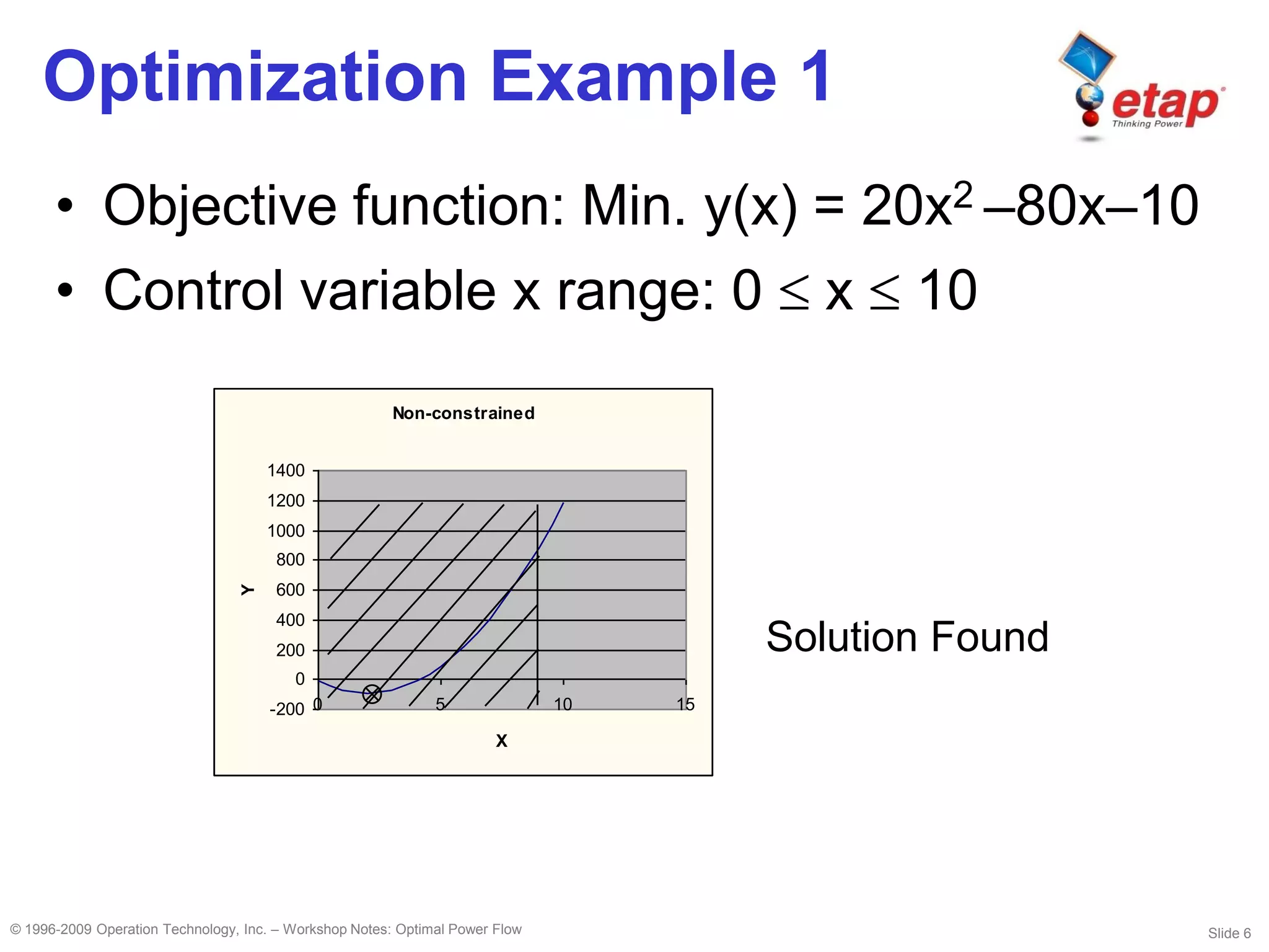 ETAP - optimal power flow (OPF) | PDF