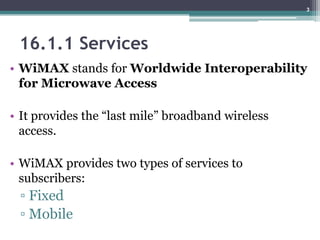 Other Wireless Networks | PPT