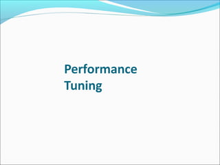 16 performance-tuning | PPT