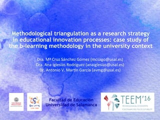 Methodological triangulation as a research strategy in educational ...