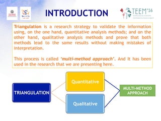 Methodological triangulation as a research strategy in educational innovation processes: case ...