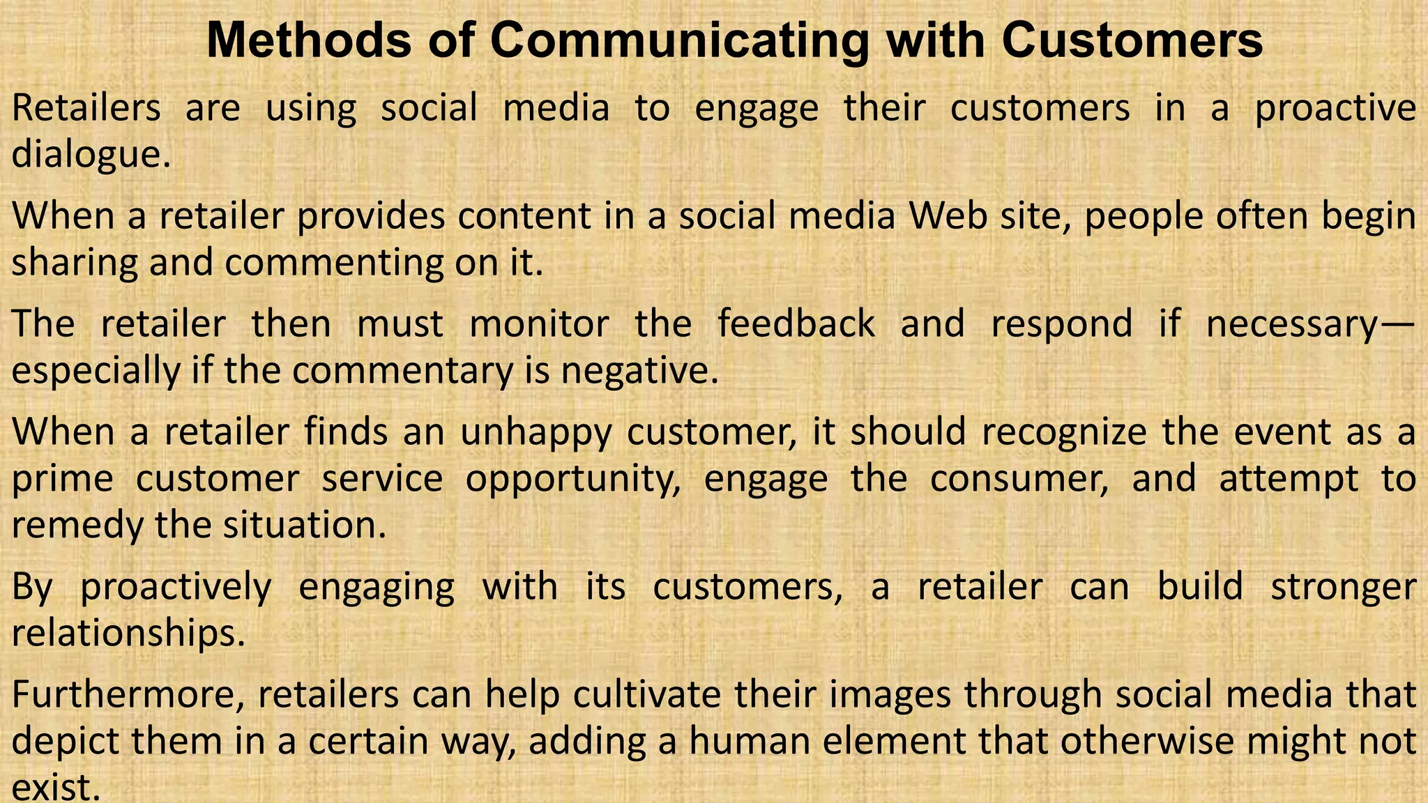 16 retail communication mix | PPTX