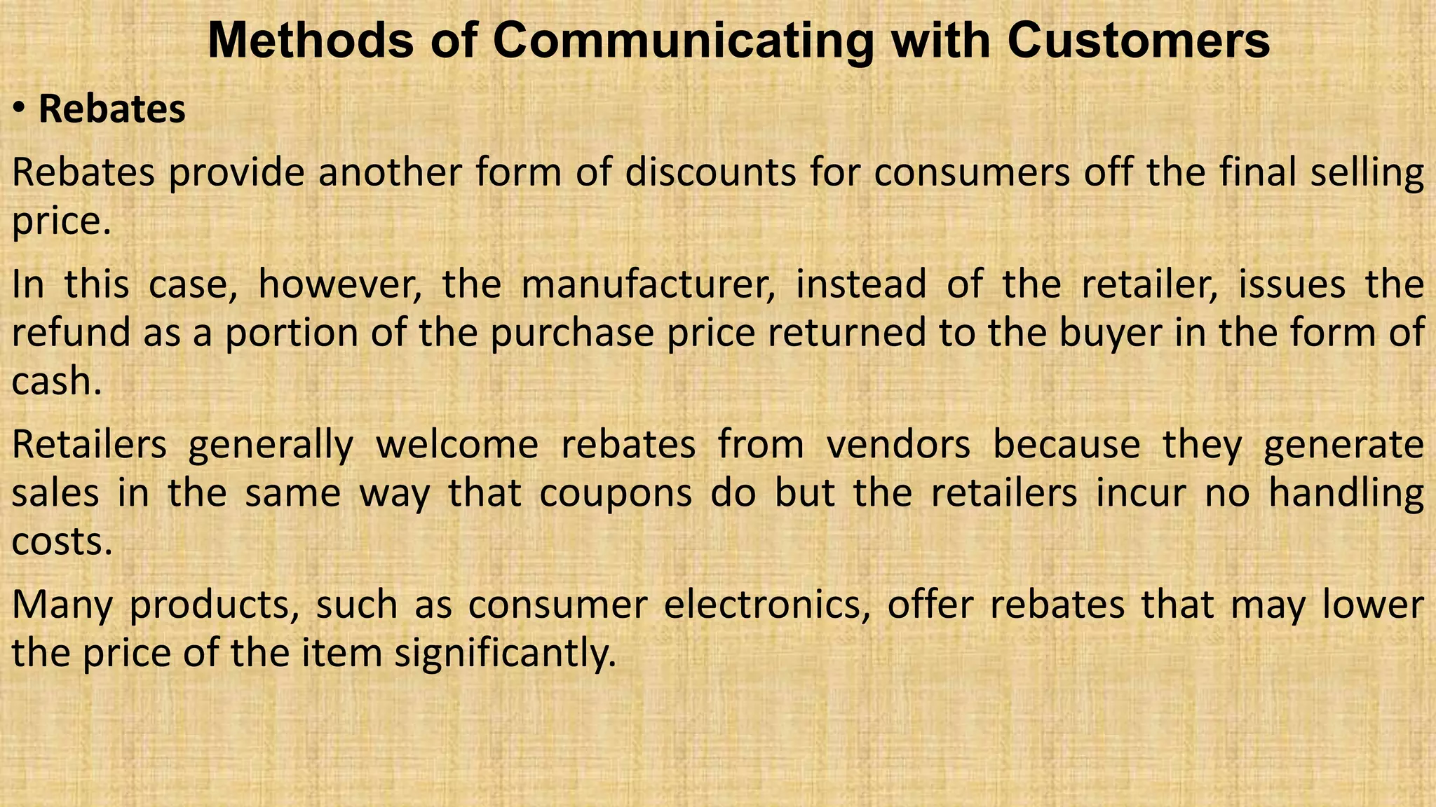 16 retail communication mix | PPTX