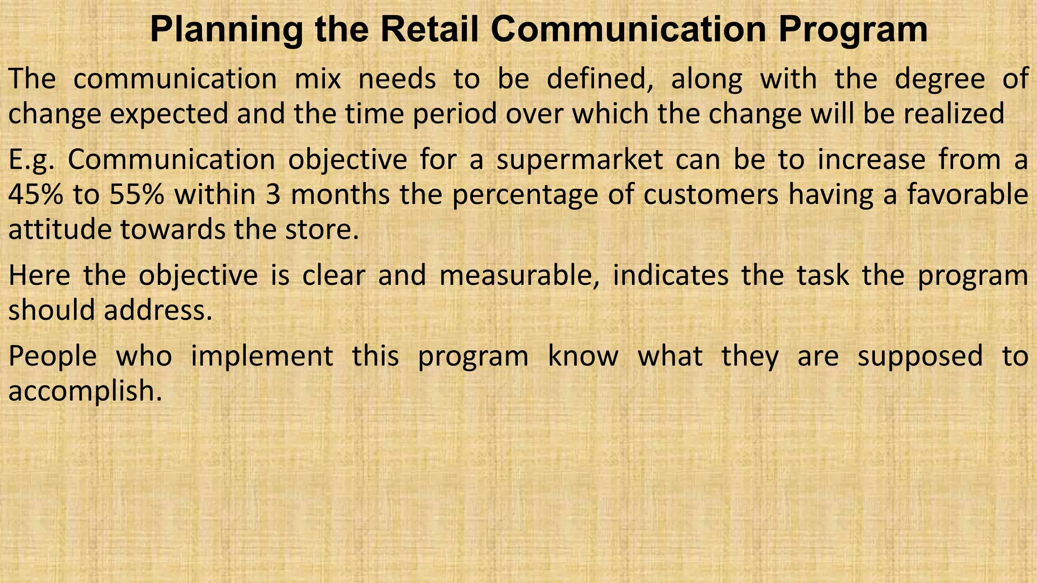 16 retail communication mix | PPTX