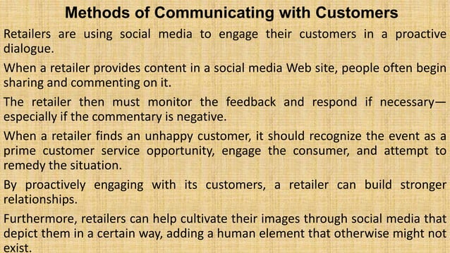 16 retail communication mix | PPTX | Retail Industry | Industries